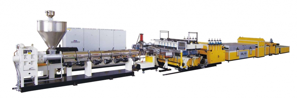 PP/PE Plastic Hollow Cross Section Plate Extrusion Line - Suzhou Jwell ...